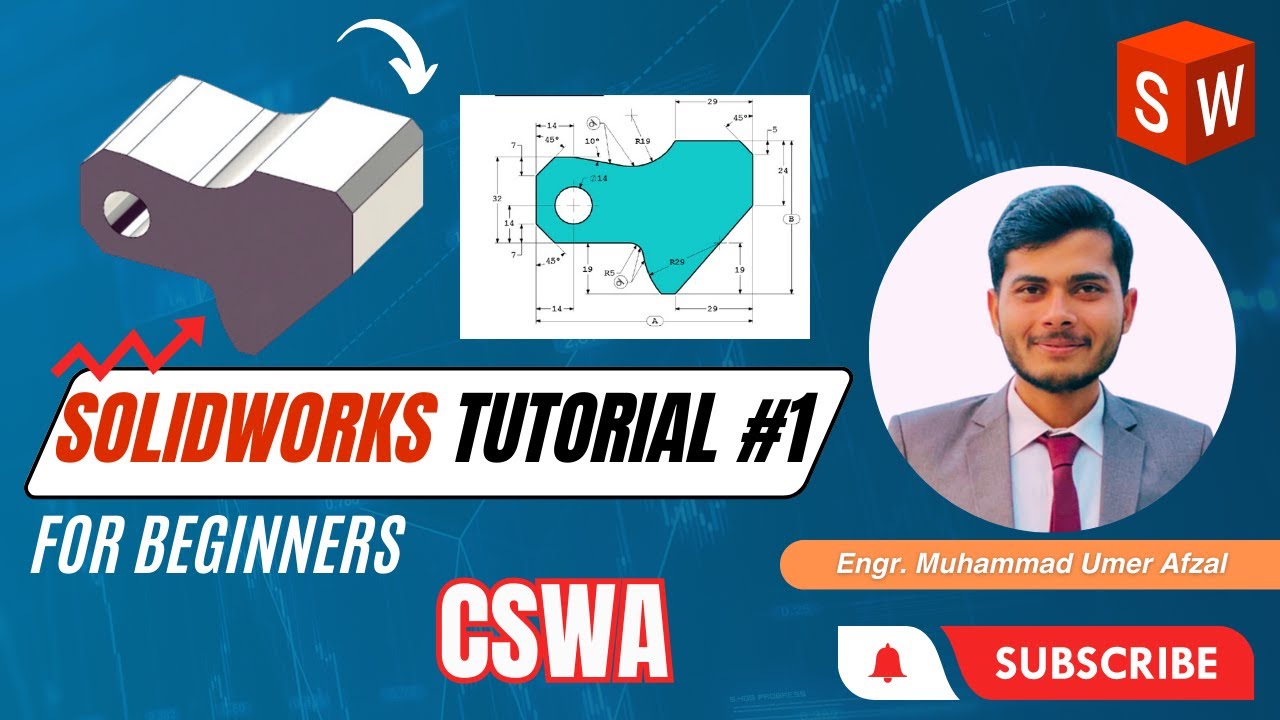 Solidworks Tutorial#1| CSWA| Beginner Level