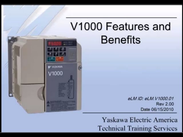 Yaskawa AC Drive - A1000 Yaskawa High Performance Vector Control AC ...