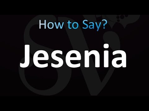 How to Pronounce Jesenia (correctly!)