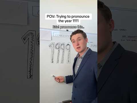 How do you pronounce the year “1111?” 😂😂 #students #teacher #school #class #comedy #funny