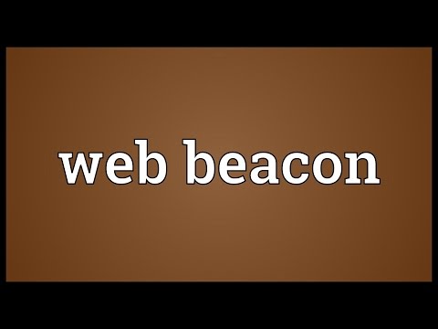 Web beacon Meaning