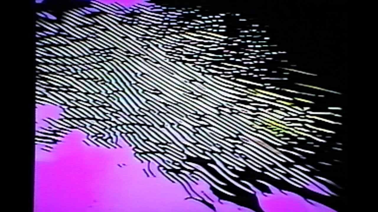 Video feedback effects (zebra stripes)