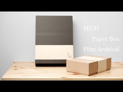 Muji Paper Box Film Archival Solution/Storage Solution