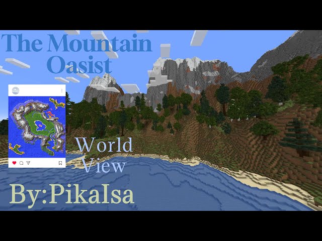 The Mountain Oasist Free MC Map 2kx2k Minecraft Map