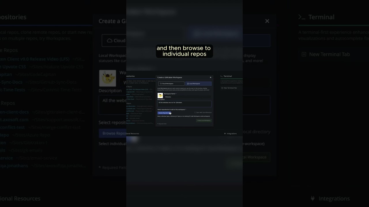 Creating a Workspace in GitKraken Desktop (Pt 2)