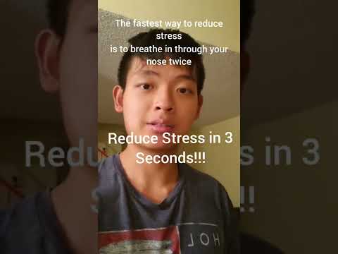 Reduce Stress in 3 Seconds! (Inhale Through Nose Twice and Exhale)