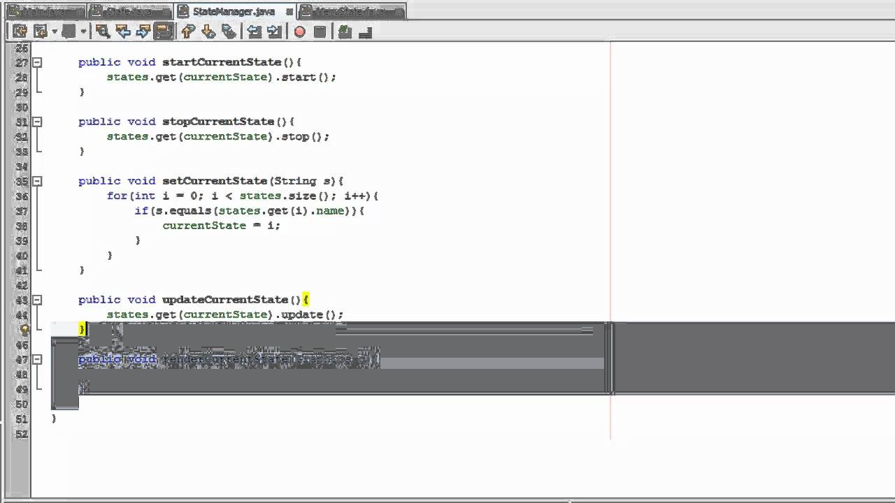 Improving the State Manager - #5 - General Java Game Development Tutorials
