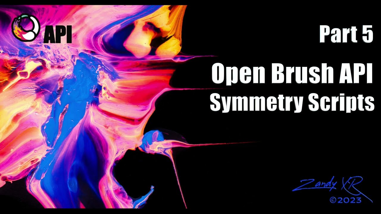 Open Brush Plugin Scripting API Tutorial:  Part 5  Symmetry Scripts