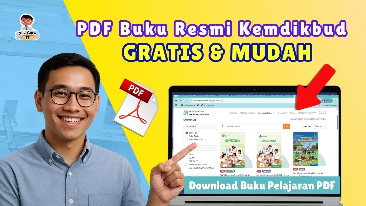 Ternyata Begini Cara Download Buku Pelajaran PDF Gratis Tanpa Ribet!
