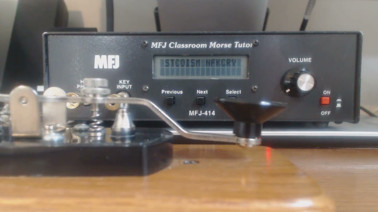 Morse Code Training At 6 Words Per Minute!