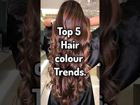 Top 5 hair colour trends. #shorts #aestheticallure #haircolour