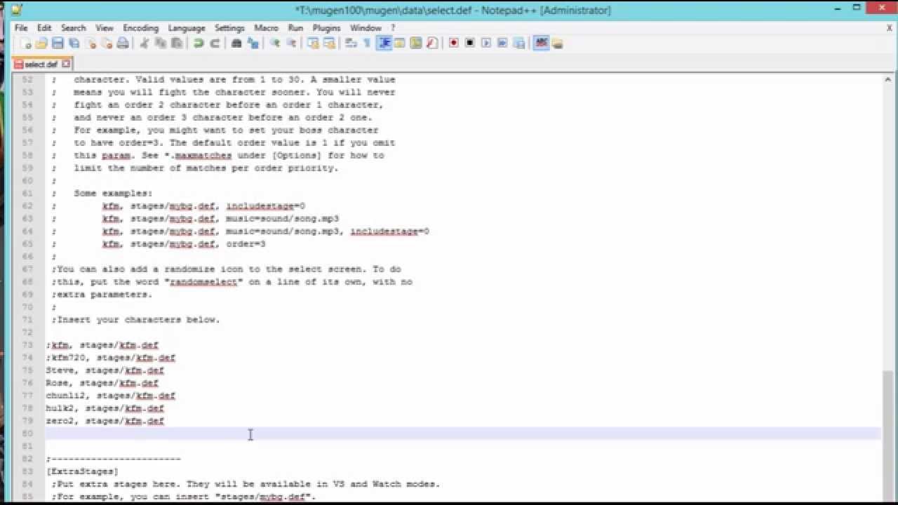 Mugen Complete Beginner Tutorial Add characters easy simple