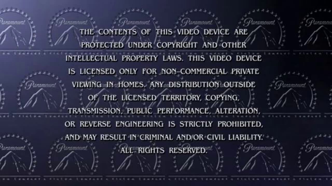 Paramount Warning Screen (1999 2002, 2018-)