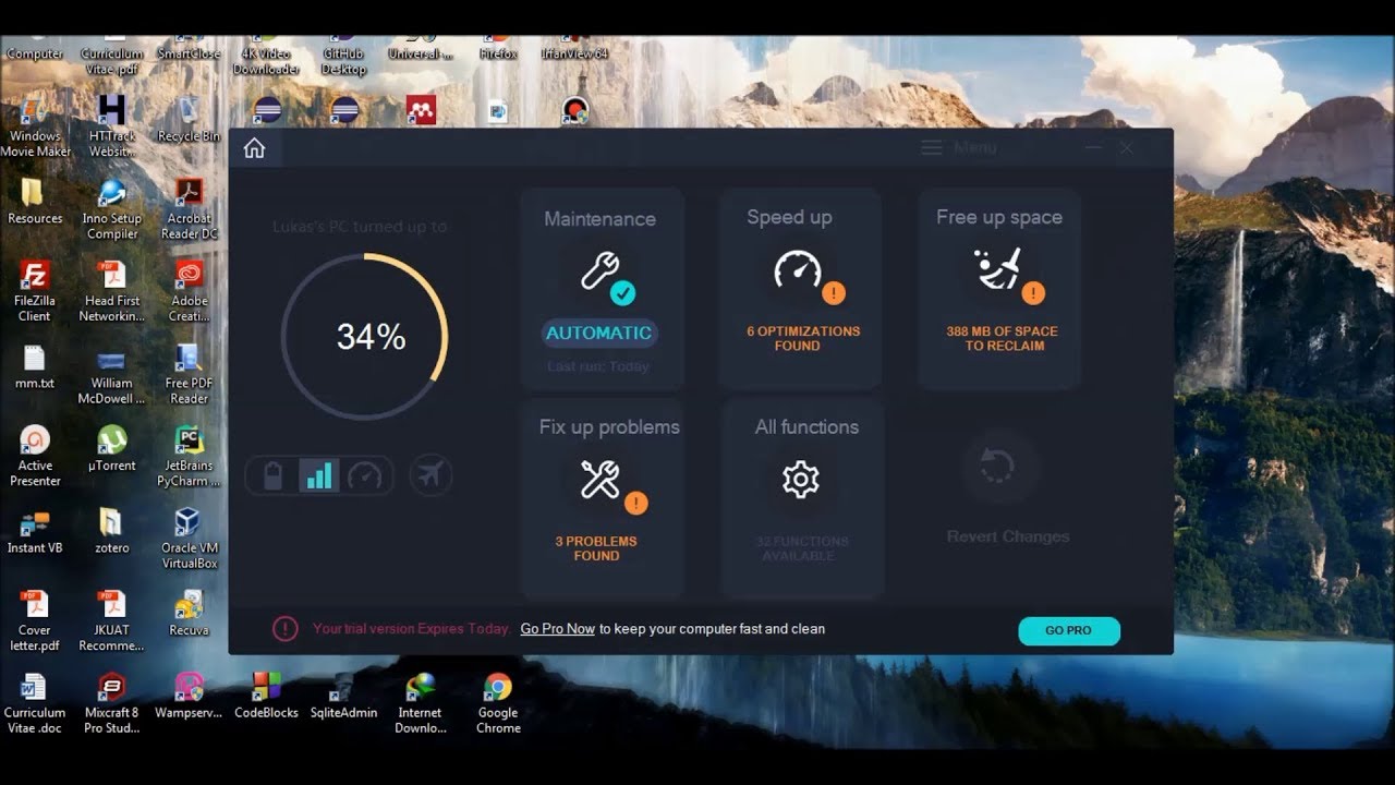 How to design a PC Maintenance dashboard using Bunifu Framework
