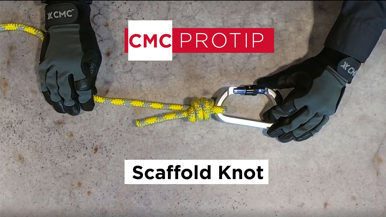 How to tie a Scaffold Knot | CMC Pro Tip