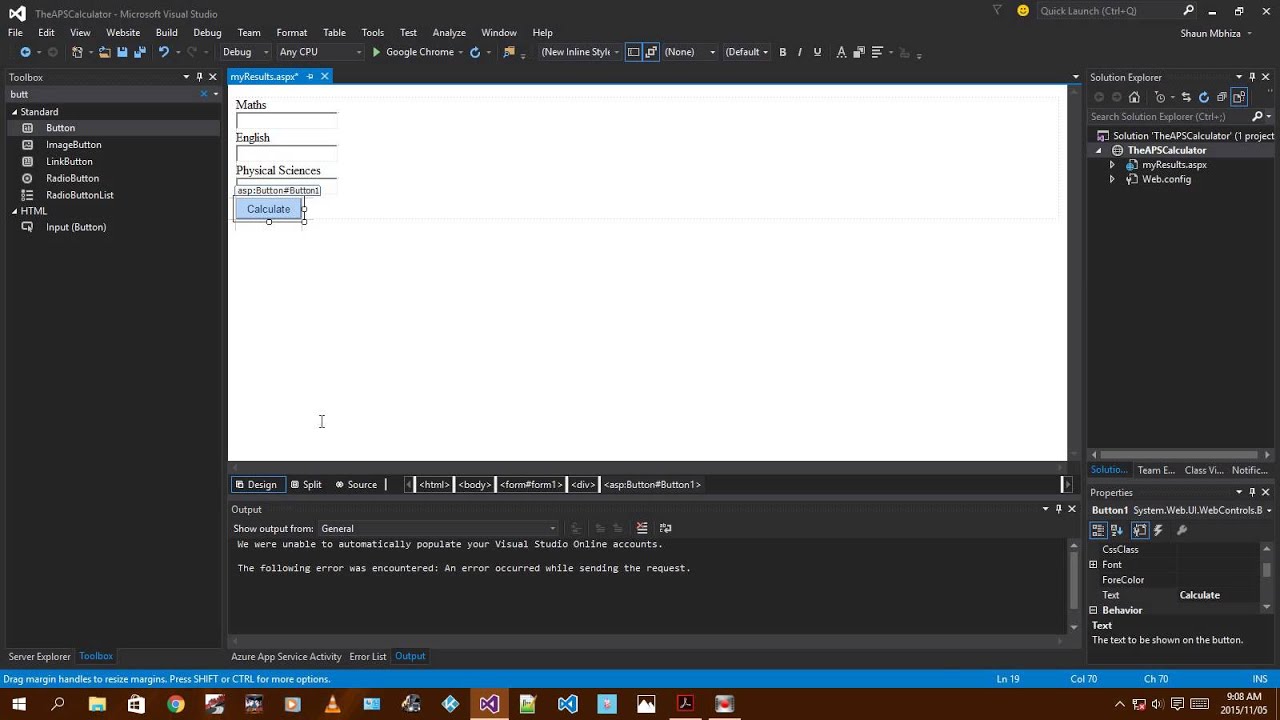 Web Development on Visual Studio 2015