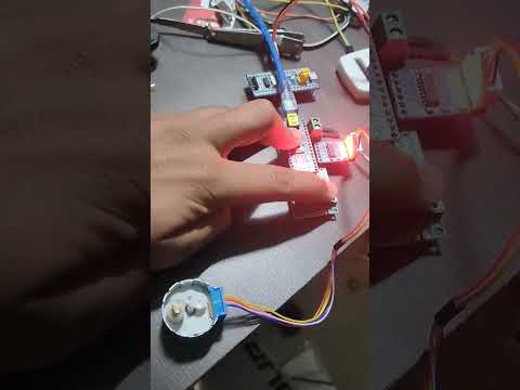 Micro stepper motor angle control using Arduino nano #arduino #electronics #motor #steppermotor
