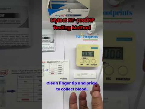 How to perform NT-proBNP Rapid Card Test using finger prick blood