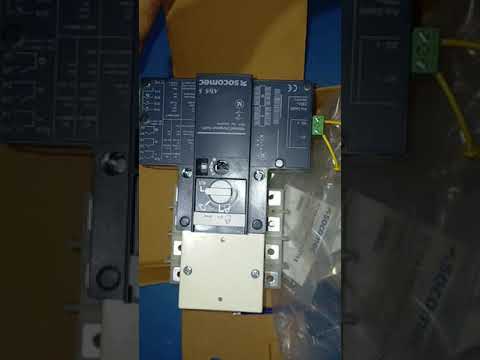 Socomec Atys-s 4 pole motorized working