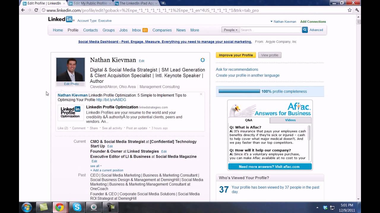 5 Simple Tips to Optimizing Your LinkedIn Profile
