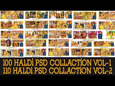 12x36 HALDI Ceremony 210 PSD file free 2025 || Creative Album Design PSD || Mayank Studio