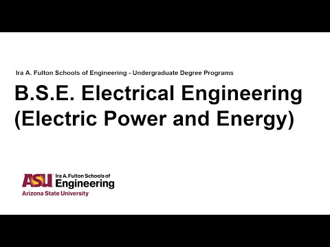 Fulton Degree Webinar: Electrical Engineering (Electric Power and Energy)