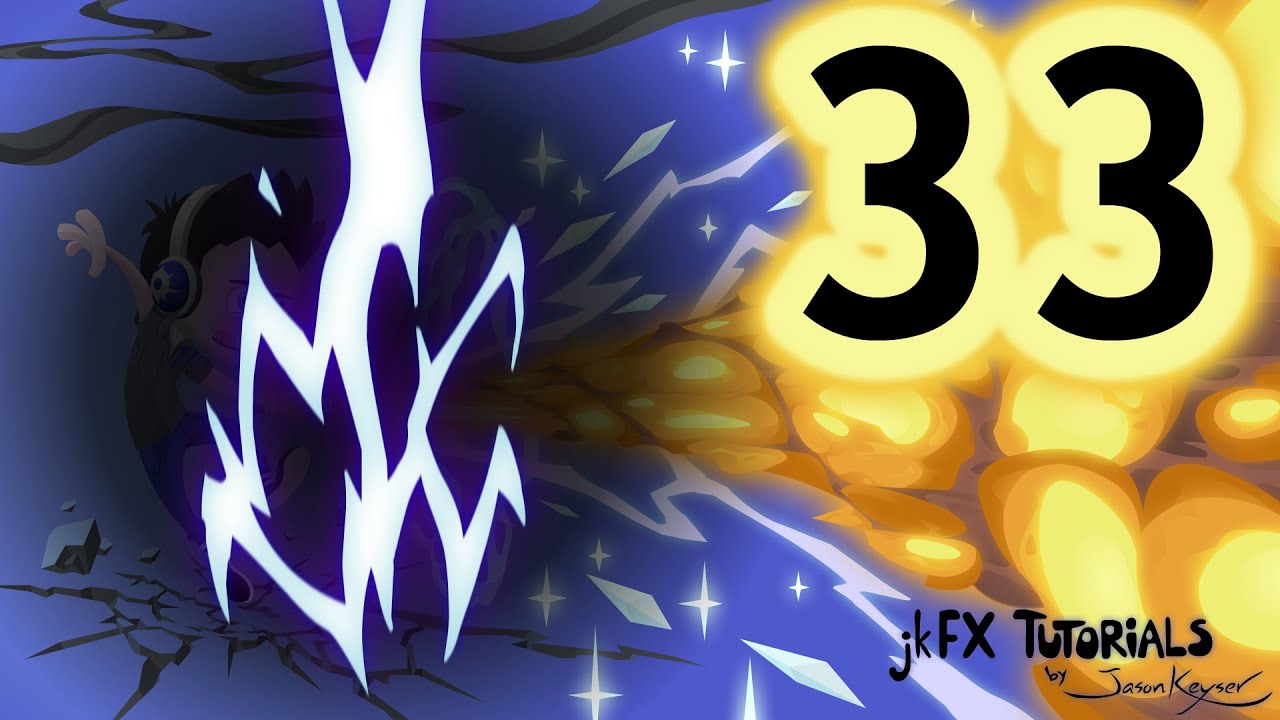 2D Animation Tutorial - Lightning Bolt - pt. 3