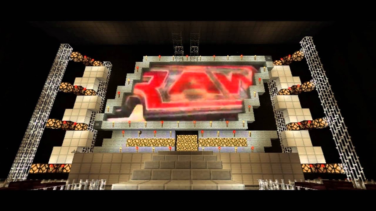 WWE RAW STAGE MINECRAFT EDITION (Enhanced)
