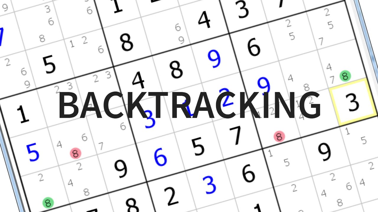 SUDOKU SOLVER IN PYTHON PT. 1: BACKTRACKING