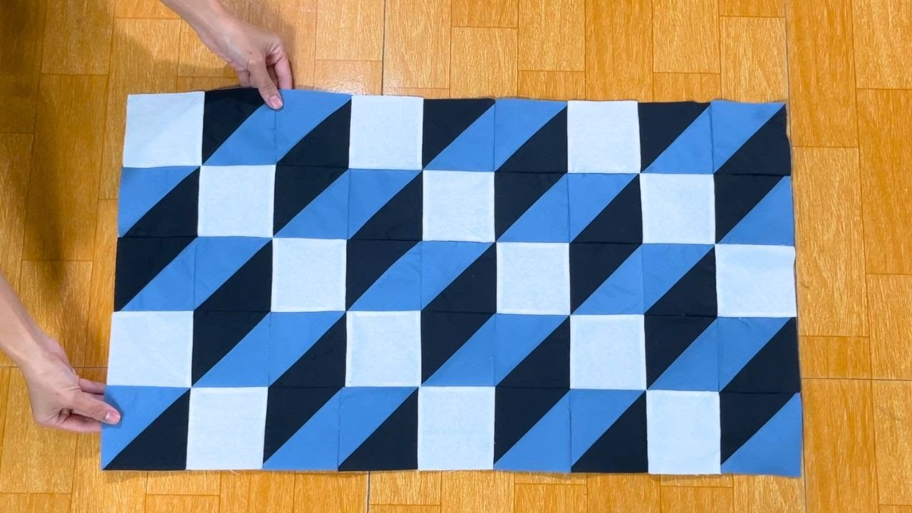 3D Quilt Block | Beginner Quilt Block Tutorial |  Easy & Stunning! Free Pattern
