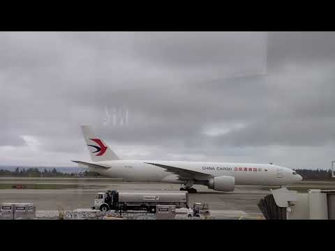 B-222H China Cargo Airlines Boeing 777-F at Seatac Airport