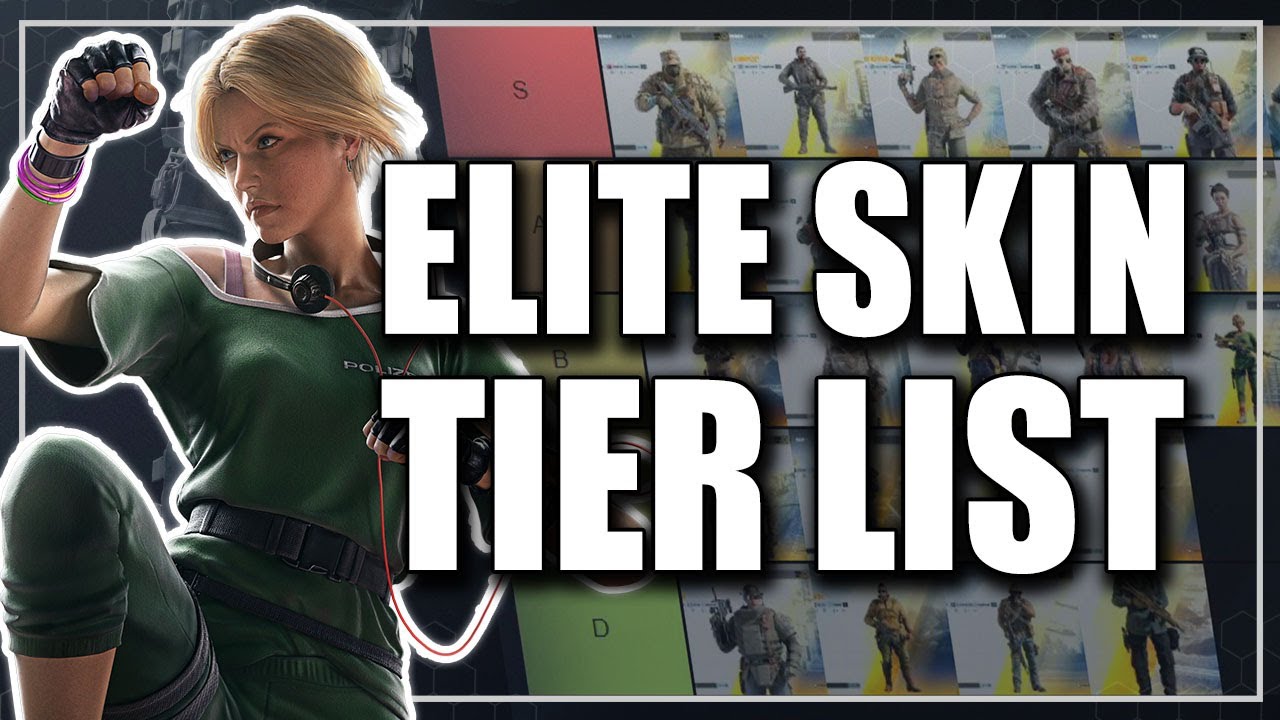 RANKING ALL ELITE SKINS IN RAINBOW SIX SIEGE! Elite Skin Tier List!