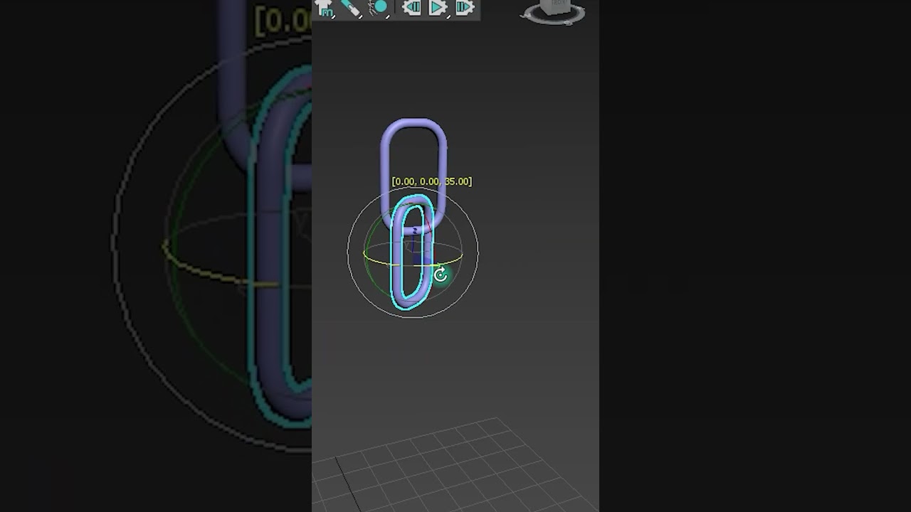 Chain animation in 3ds max | Mass fx in for beginners in 3ds max @zna_studio