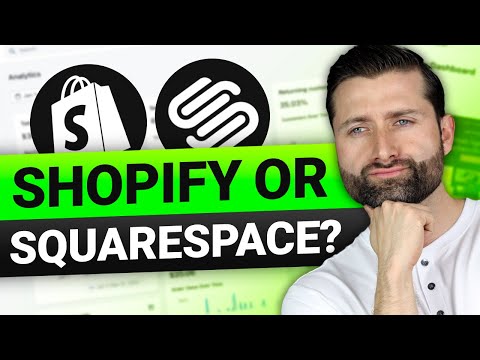 Squarespace vs Shopify Comparison! | Which one should you use for your small business website?