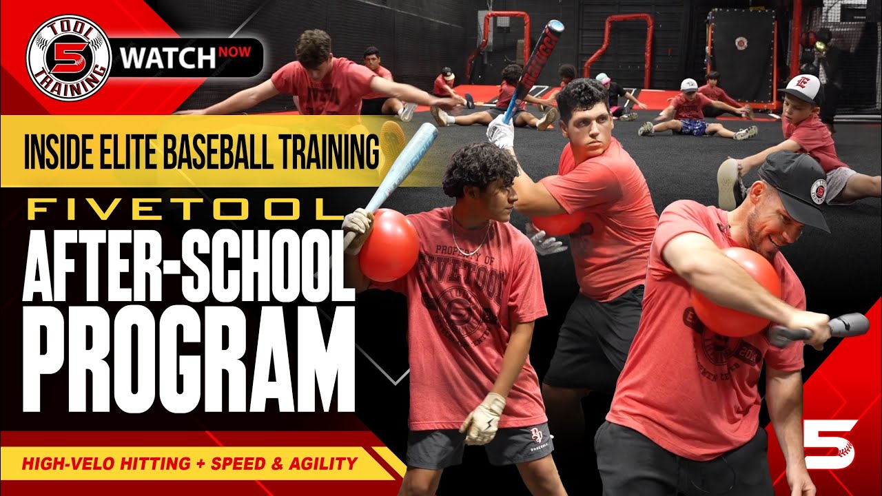 Inside Elite Baseball Training: High-Velo Hitting + Speed & Agility | FIVETOOL After-School Program