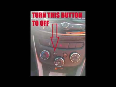 CHEVY TRAX AC A/C RESET FIX