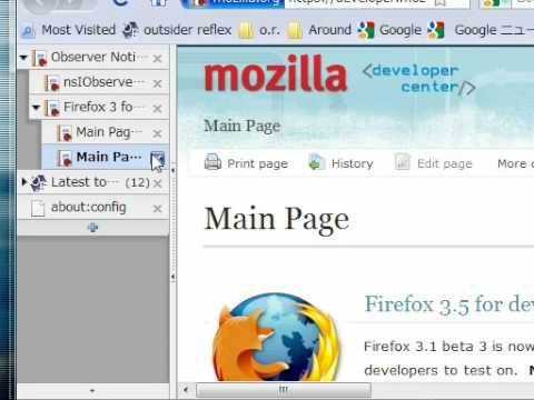 Tree Style Tab & Unified Sidebar (Firefox Extension) | Mac OS X ...