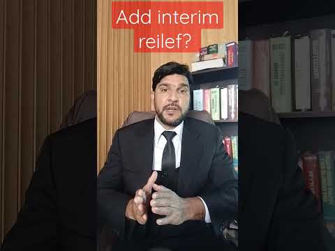 what is add interim relief #lawshorts #shorts #advocate