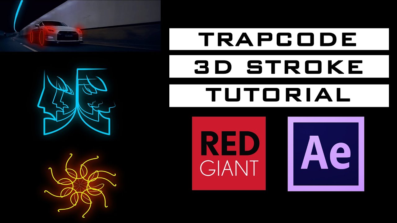 Red Giant Trapcode 3D Stroke After Effects Tutorial