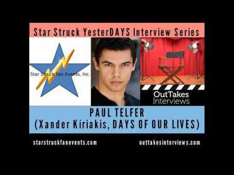 Paul Telfer (Xander Kiriakis, DAYS OF OUR LIVES) -- 11/10/17 YesterDAYS Fan Event