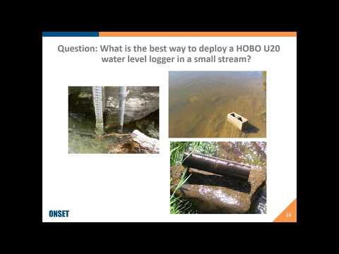 HOBO Water Logger Deployment Considerations: Ask the Experts!