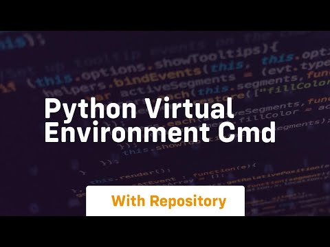 python virtual environment cmd