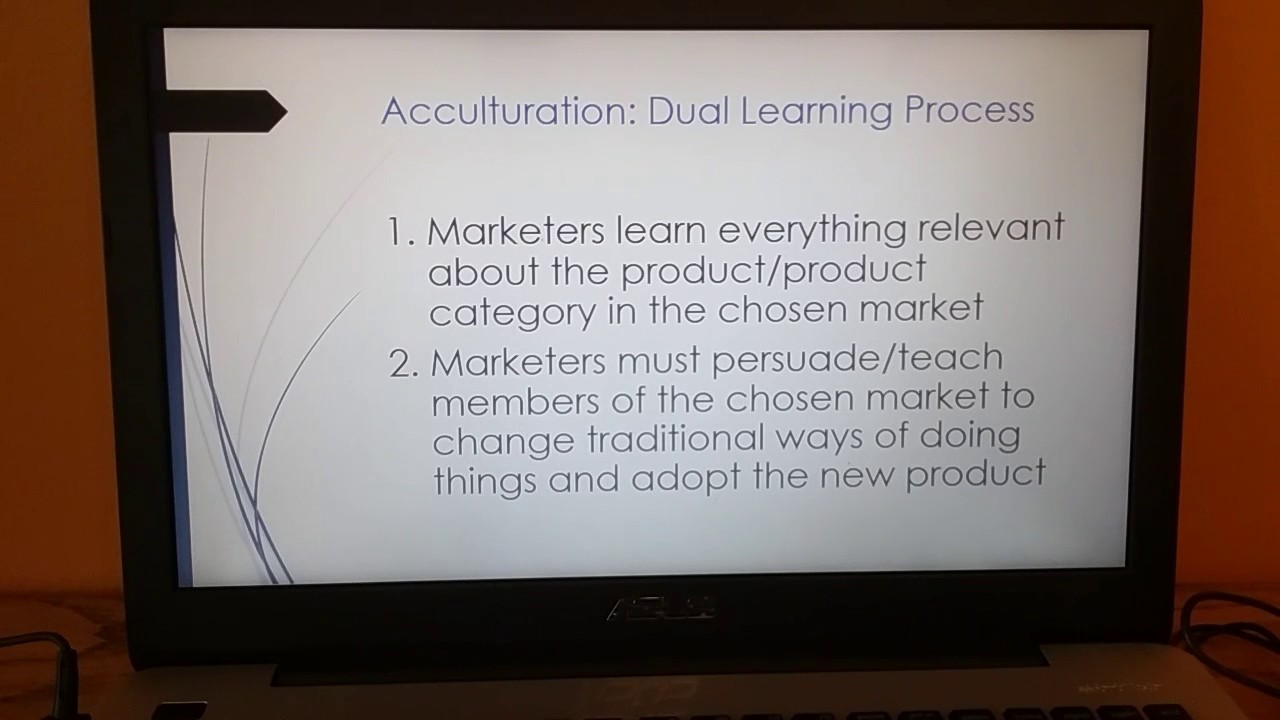 BU 251 Marketing II Chapter Thirteen - Cross Cutural Consumer Behavior: An International Perspective