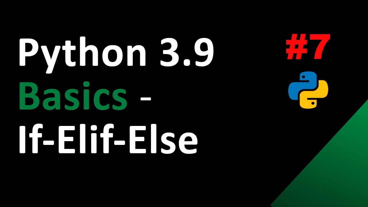 Python 3.9:If elif else