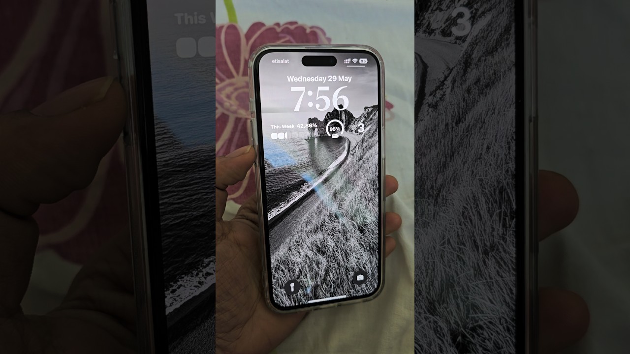 iphone 15 pro max setup lock screen and widget
