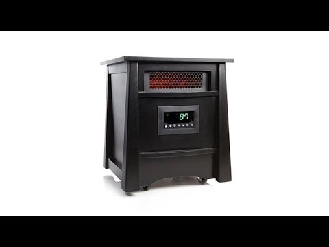LifePro 8Element Quartz Infrared Heater With 2 Remotes