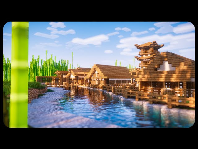 Japanese farming village of Harukaze Minecraft Map