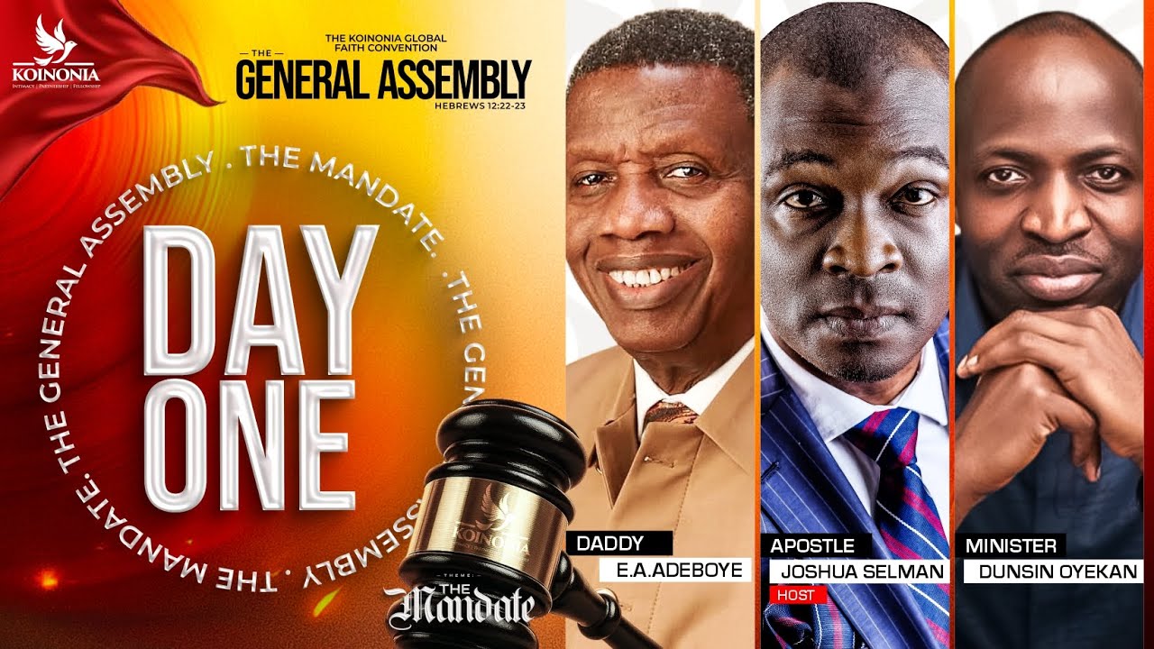 DAY 1 OF THE GENERAL ASSEMBLY WITH KOINONIA (EVENING  SESSION) ||19||11||2025