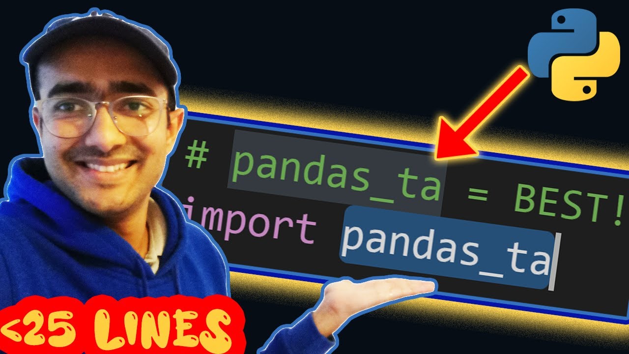 BEST Technical Analysis Library in Python | Pandas TA Tutorial 2023🔴