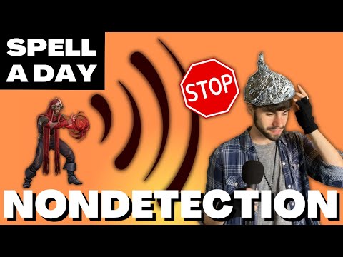 NONDETECTION | The Magic Tinfoil Hat - Spell A Day D&D 5E +1